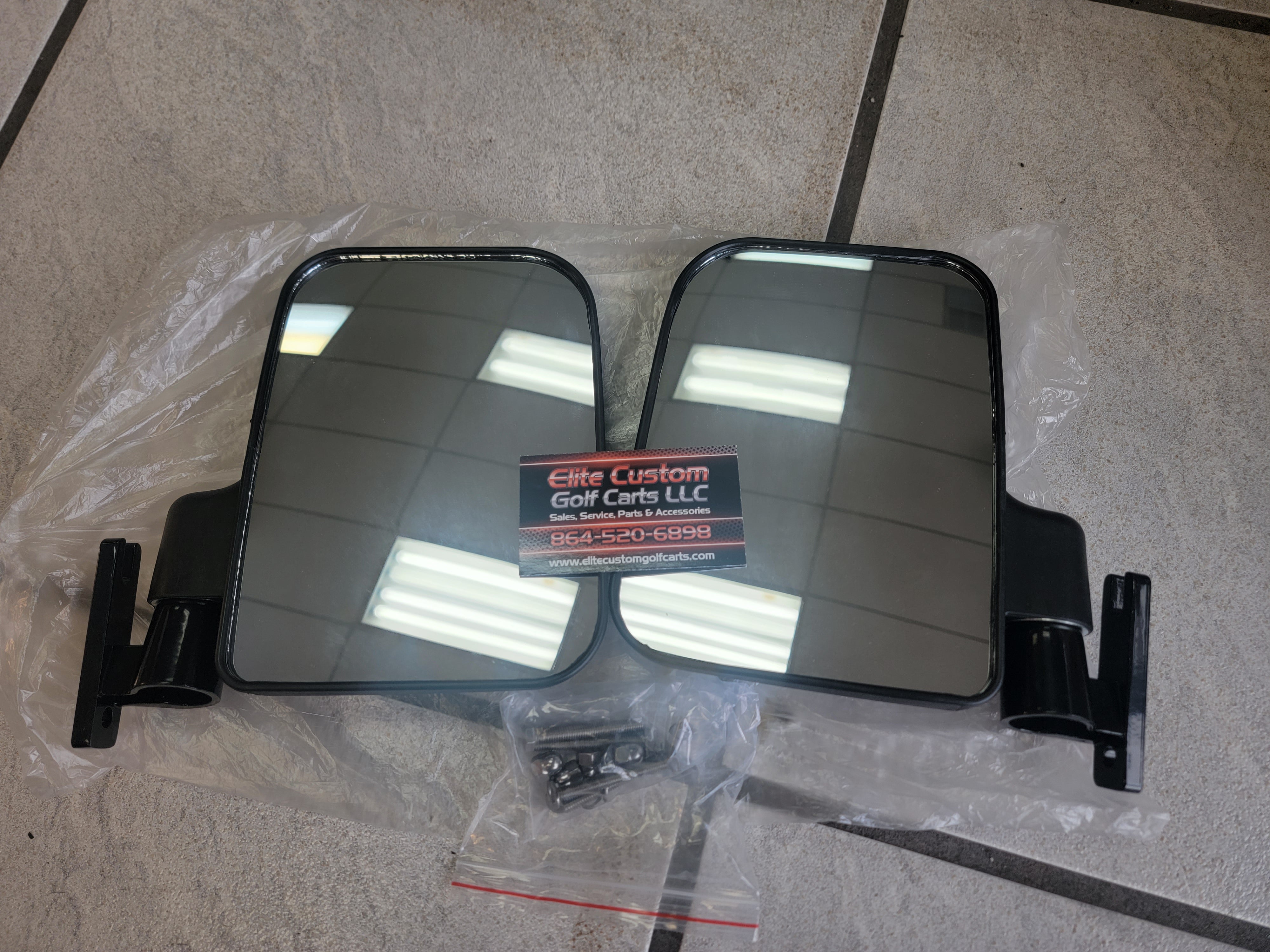 Evolution Golf Cart Side Mirrors (pair) – Elite Custom Golf Carts LLC