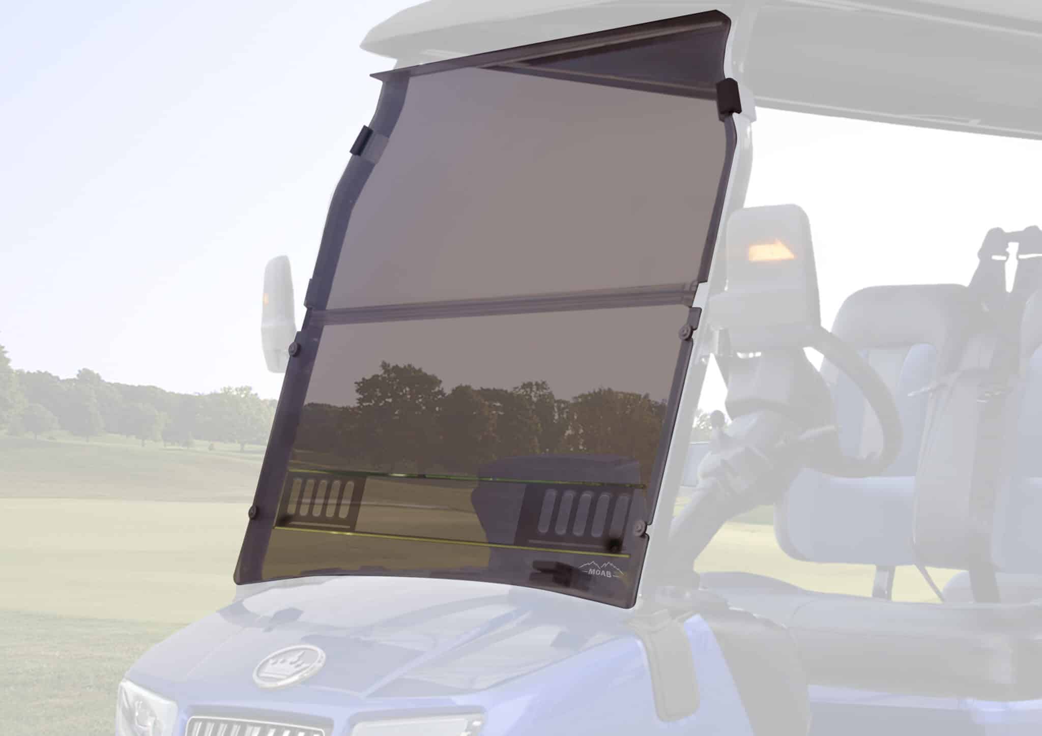 Evolution D5 Golf Cart Tinted Windshield with Vents Fits Evolution D5 ...