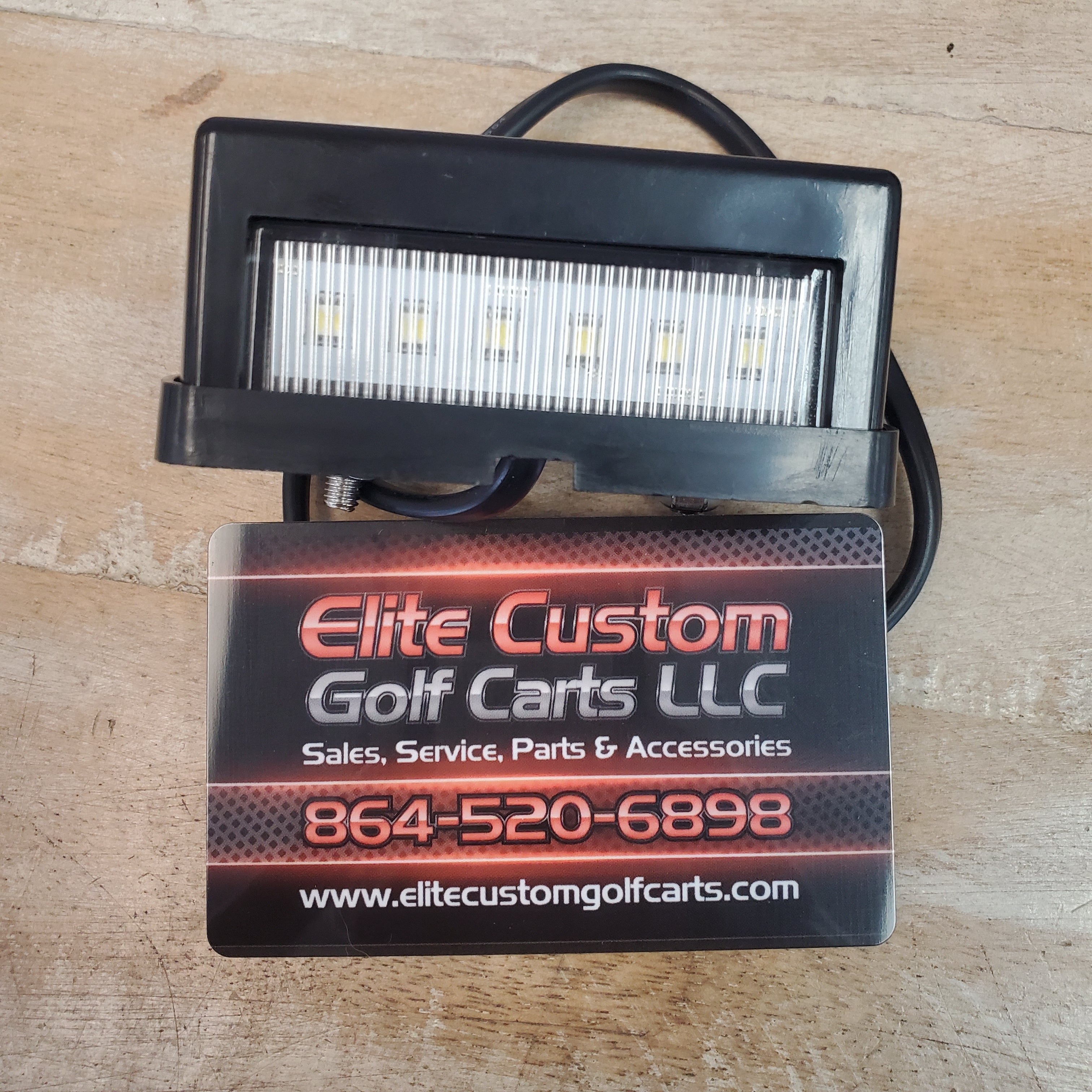 Evolution Golf Cart Replacement LED License Plate Light – Elite Custom ...