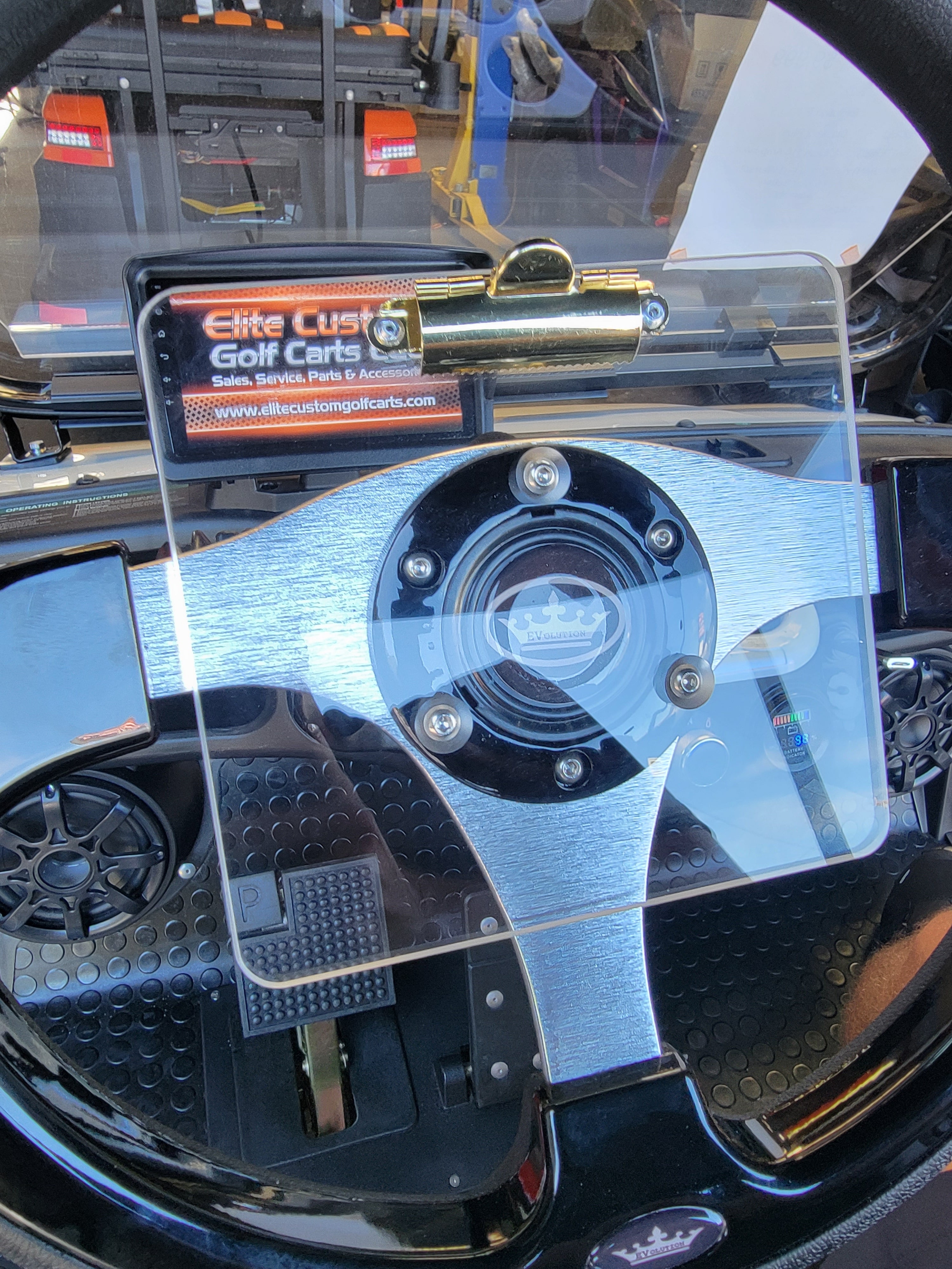 Evolution Steering Wheel Score Card Holder – Elite Custom Golf Carts LLC