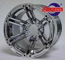 TERMINATOR CHROME GOLF CART WHEELS RIMS ONLY – Elite Custom Golf Carts LLC